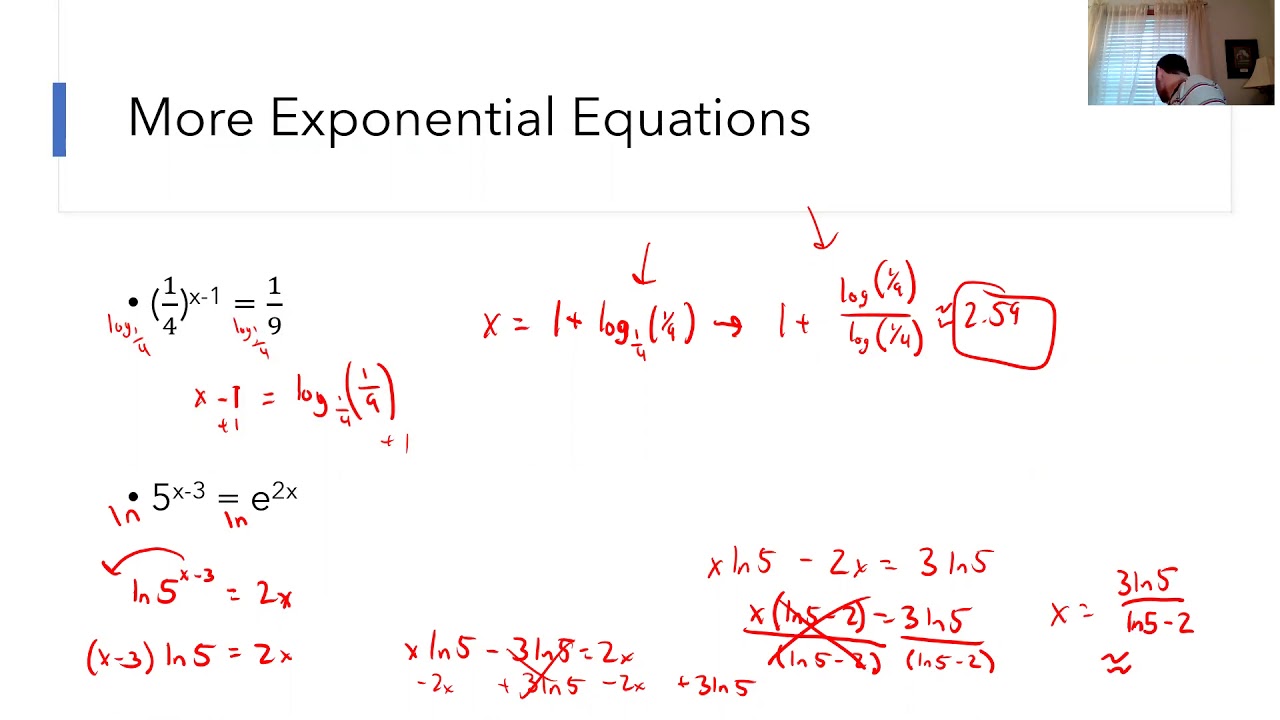 College Prep Math Lecture Video 12 8 Exponential And Logarithmic college-prep-math-lecture-video-12-8-exponential-and-logarithmic