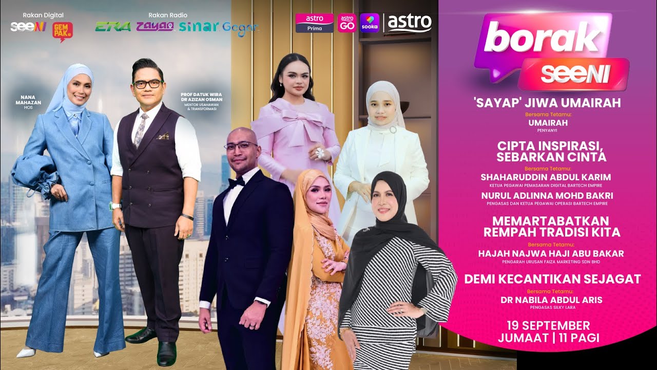 Inspirasi SeeNI - Cipta Inspirasi, Sebarkan Cinta | Borak SeeNI - EP204 ...