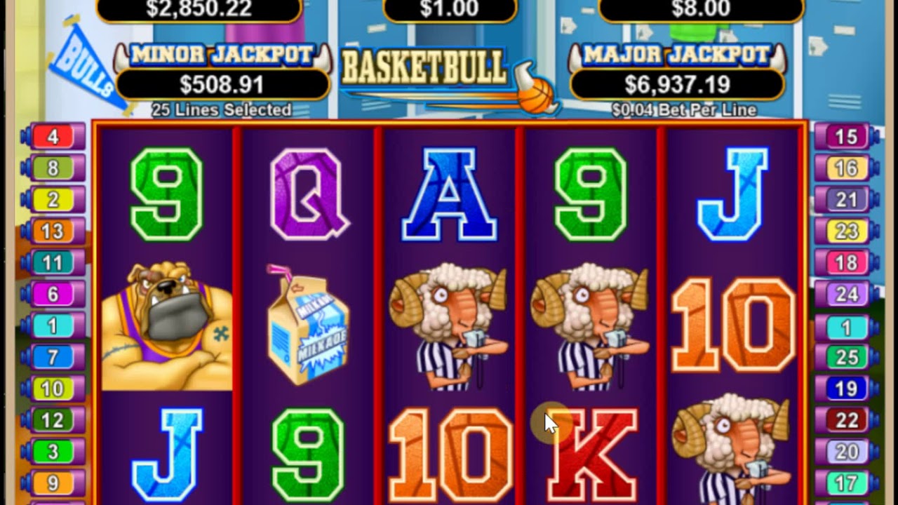 RTG - Basketbull (Demo play with feature) - YouTube