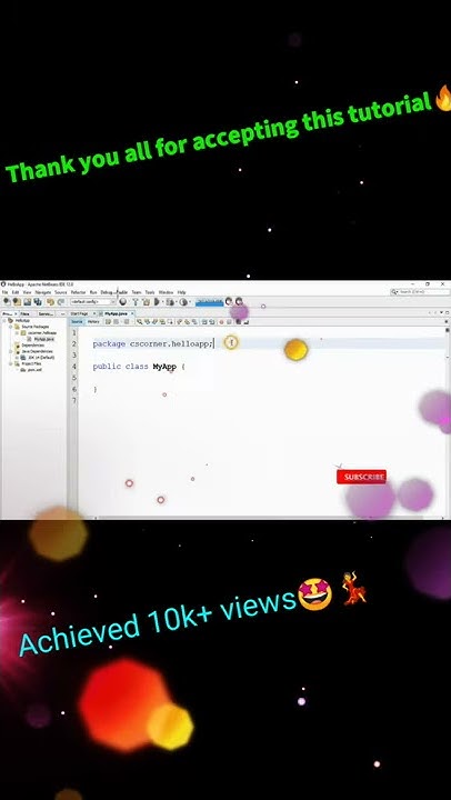 Run Java using Netbeans 12 IDE #shorts #cscornersunitarai - YouTube