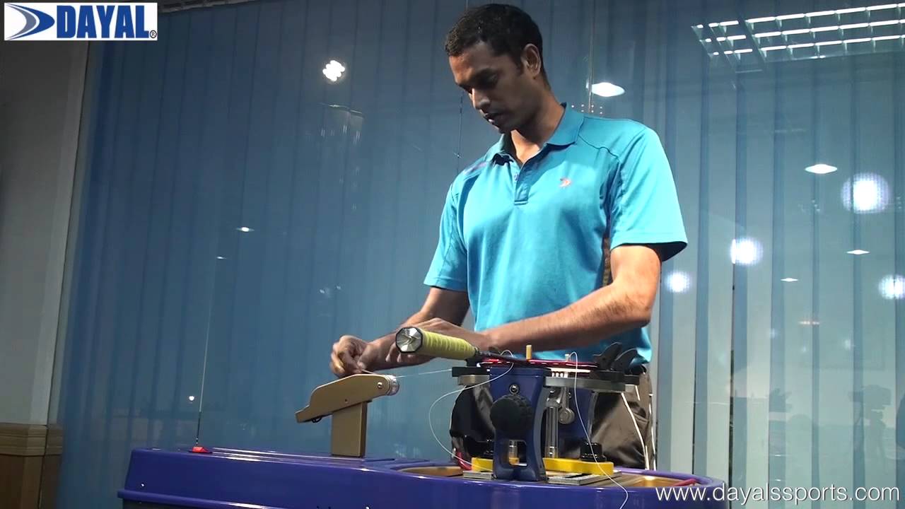 DAYAL -STRINGING MACHINE - YouTube