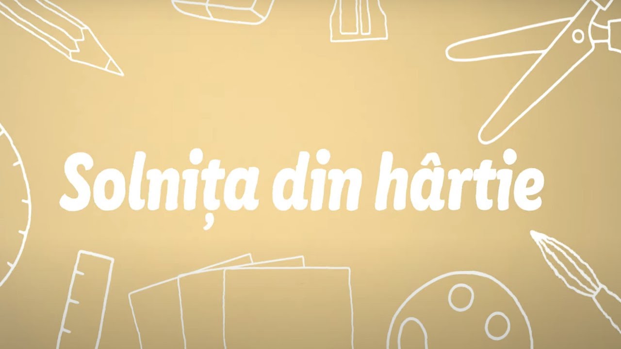 Solnita din hartie • Cum se face? - YouTube