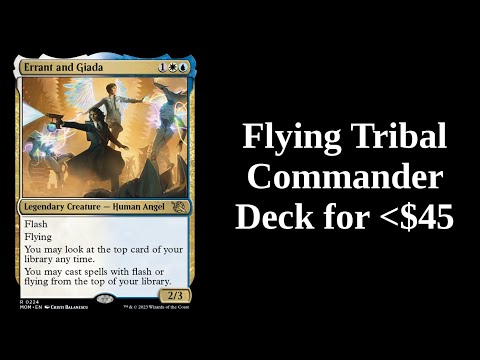 Errant and Giada Flying Tribal MTG Budget Commander Deck