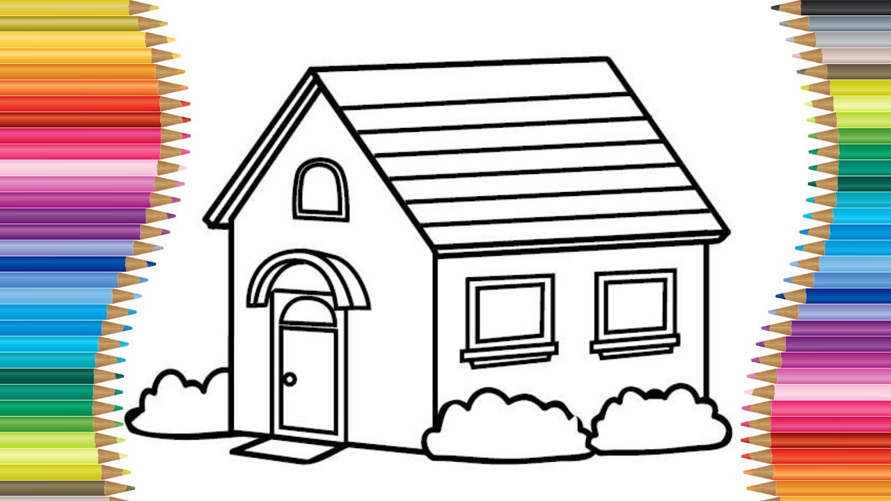 How to Draw a Cute House | Easy Step by Step Tutorial - YouTube