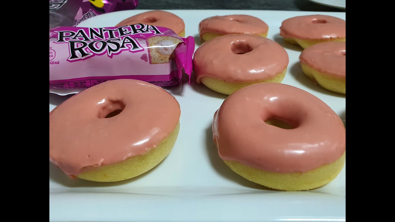 DONUTS DE PANTERA ROSA!!! - YouTube