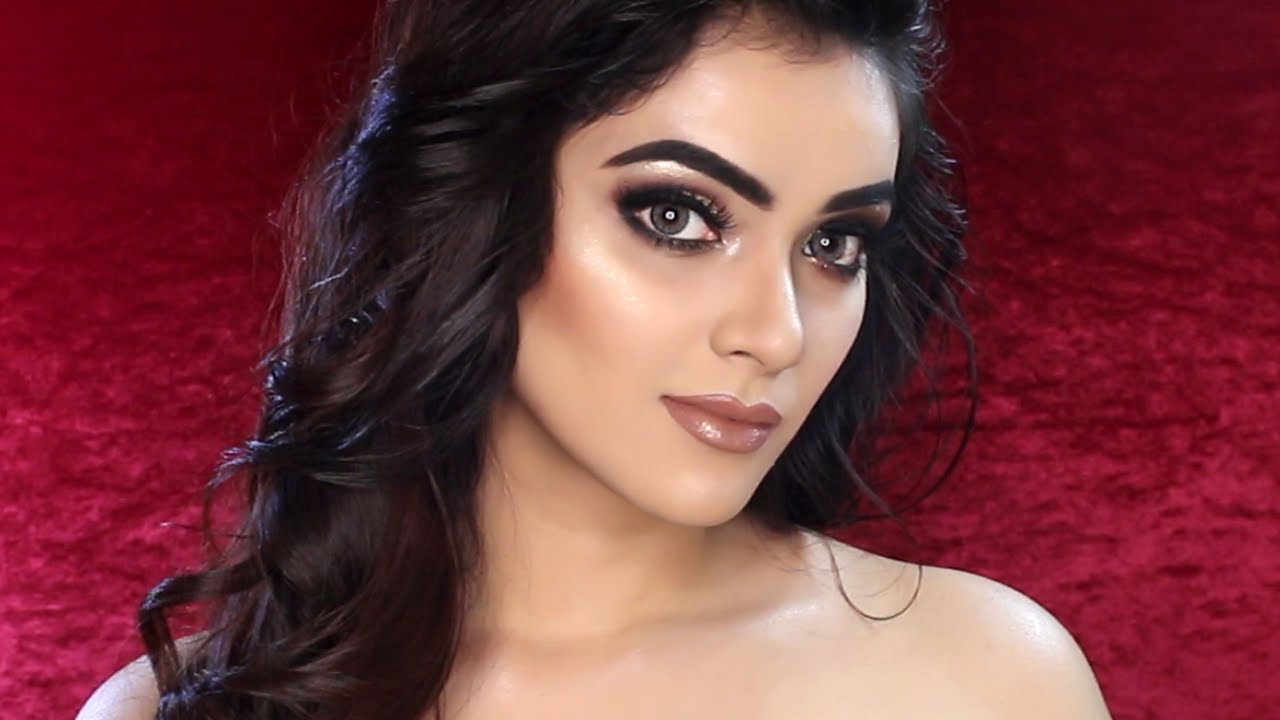 Glitter Smokey Eye Makeup | Sharlina Hossain | Kona By Farnaz Alam ...