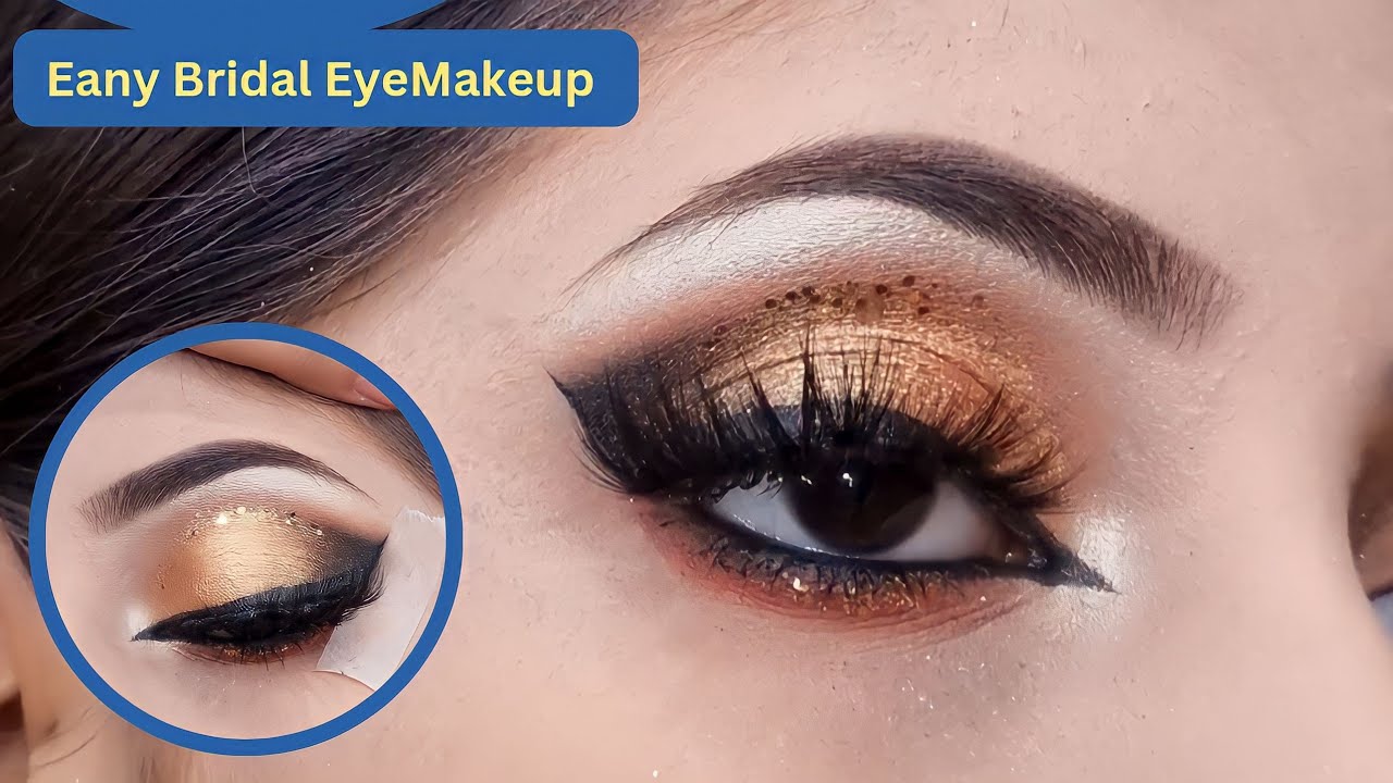 How To step-by-step Indian/Asian Bridal Eye Makeup Tutorial For ...