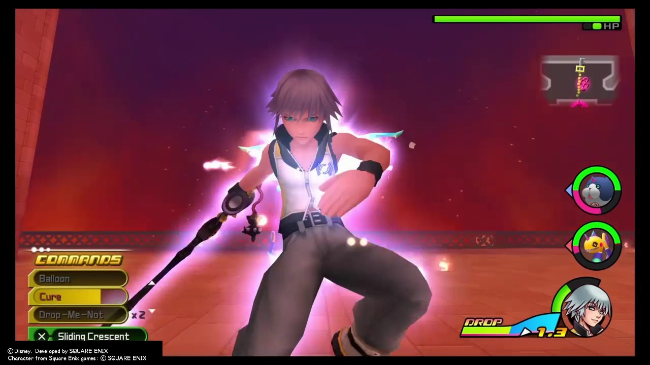 Kingdom Hearts 2.8 - HD Dream Drop Distance - Wargoyle (Riku) - YouTube