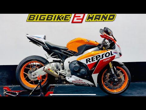 Honda Cbr1000rr repsol 2015 Exhaust sound Akrapovic slip on Line Titanuim