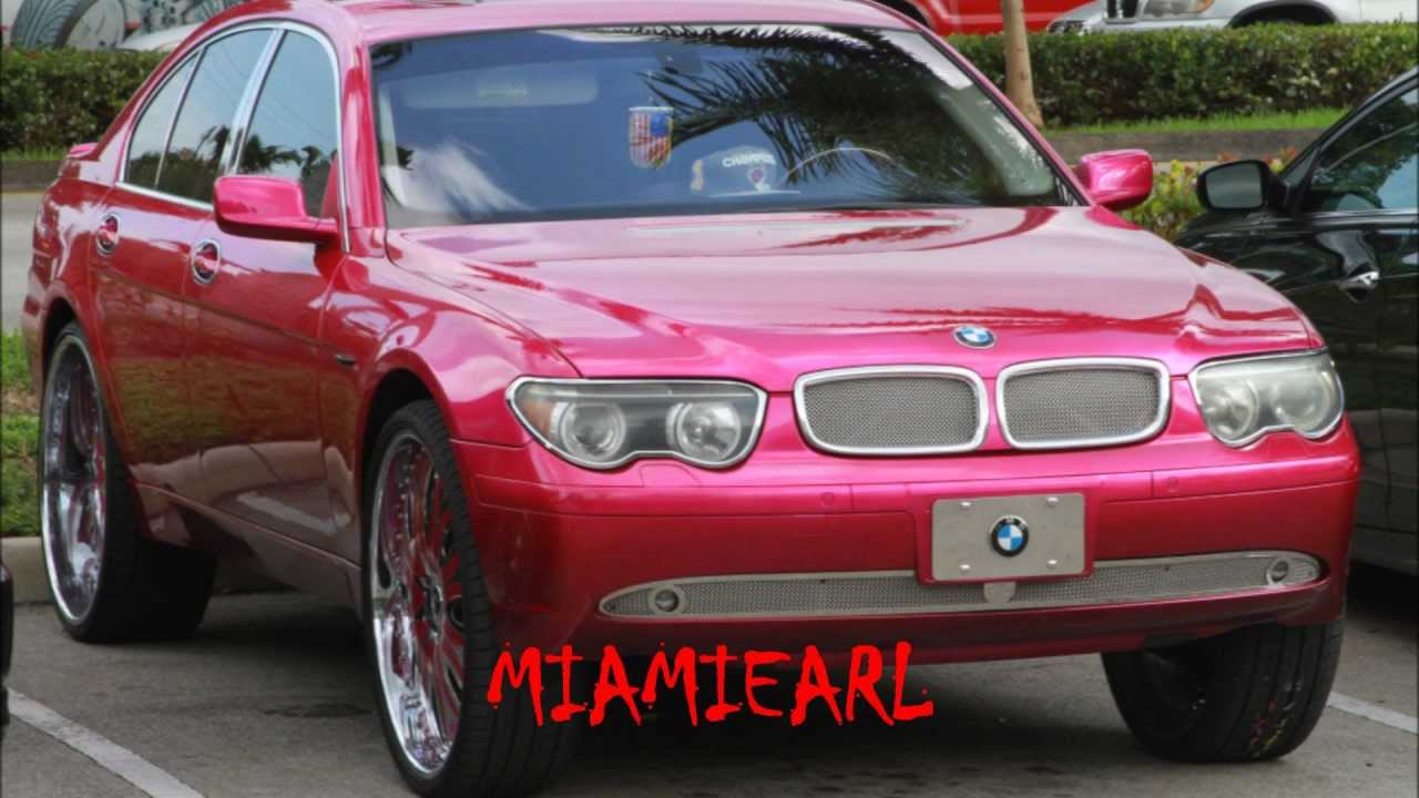 C2C CUSTOMS- FEMALE OWNED CANDY MAGENTA BMW 745 ON 26" FORGIATO ...