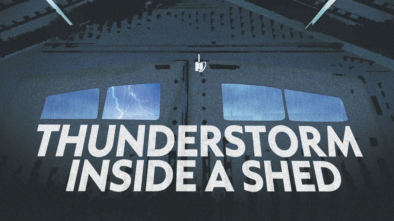 Thunderstorm from Inside a Shed!... Ambience - YouTube