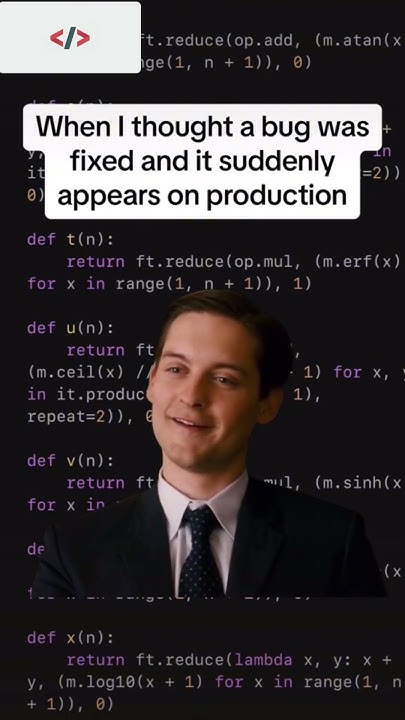 When the Unexpected Bug Shows Up: Instant Panic Mode! 😱🐛 #coding # ...