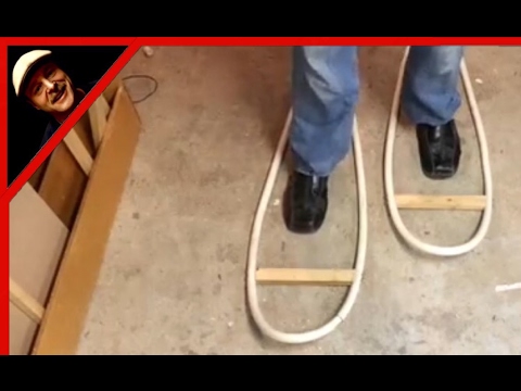 Making Snow Shoes | How To Shape PVC Pipe - YouTube