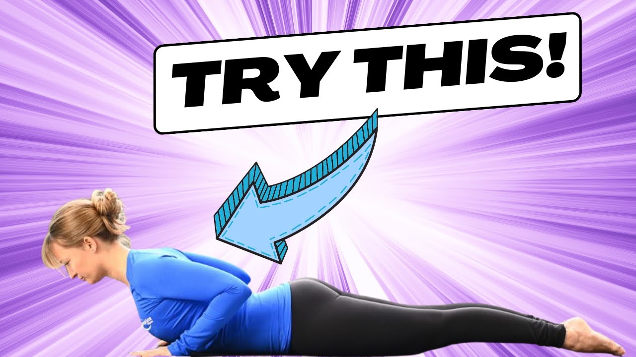 Back pain? Try prone press to help! The Complete Pilates guide - YouTube