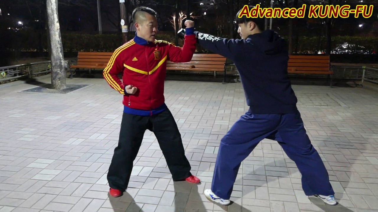 Wushu Basic Form 武術 五步拳 弓步 彈腿衝拳 / 우슈 오보권 용법 - ADKF 18.02.20 - YouTube