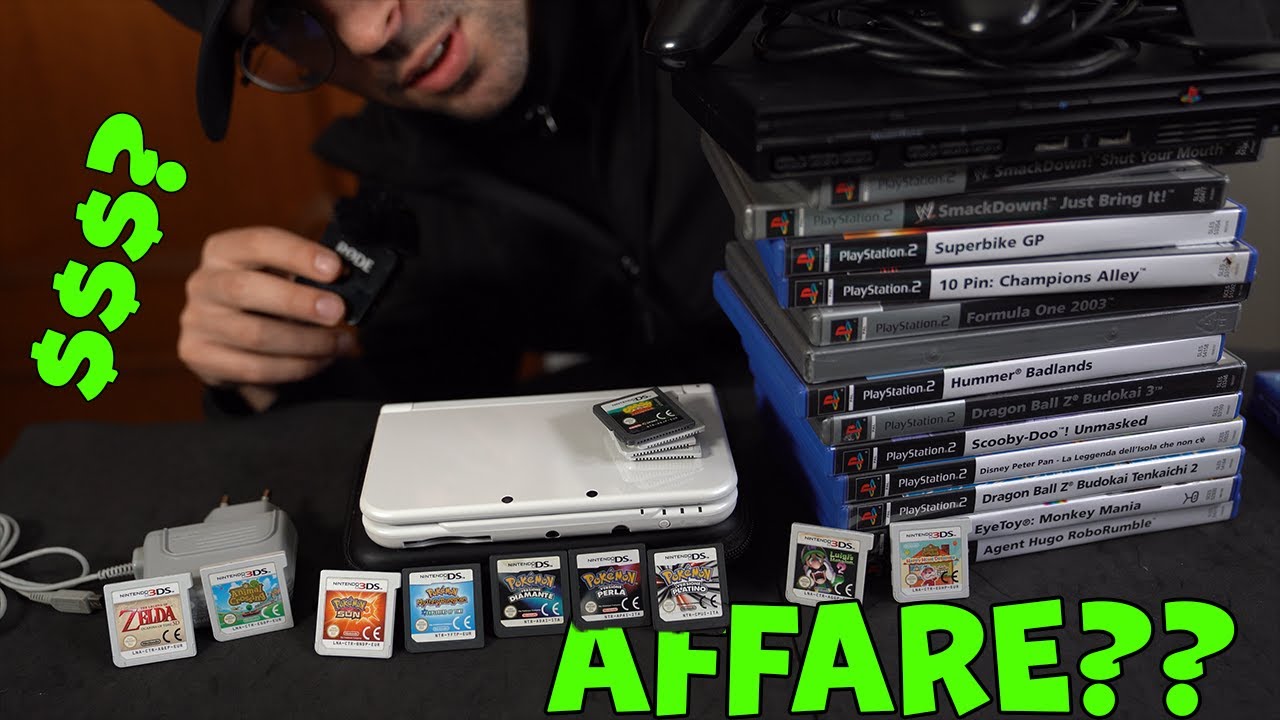 NEW 3DS XL, PS2, DRAGONBALL E POKEMON a un prezzo TOP! - YouTube