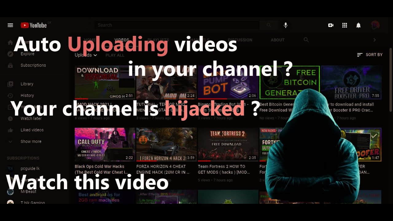 Auto uploading videos in your channel? ' Watch this video before hijack ... Auto uploading videos in your channel? ' Watch this video before hijack ...