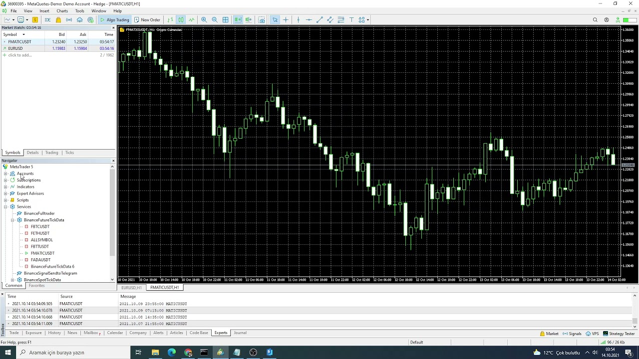 How to auto trade mt5 from Binance - YouTube