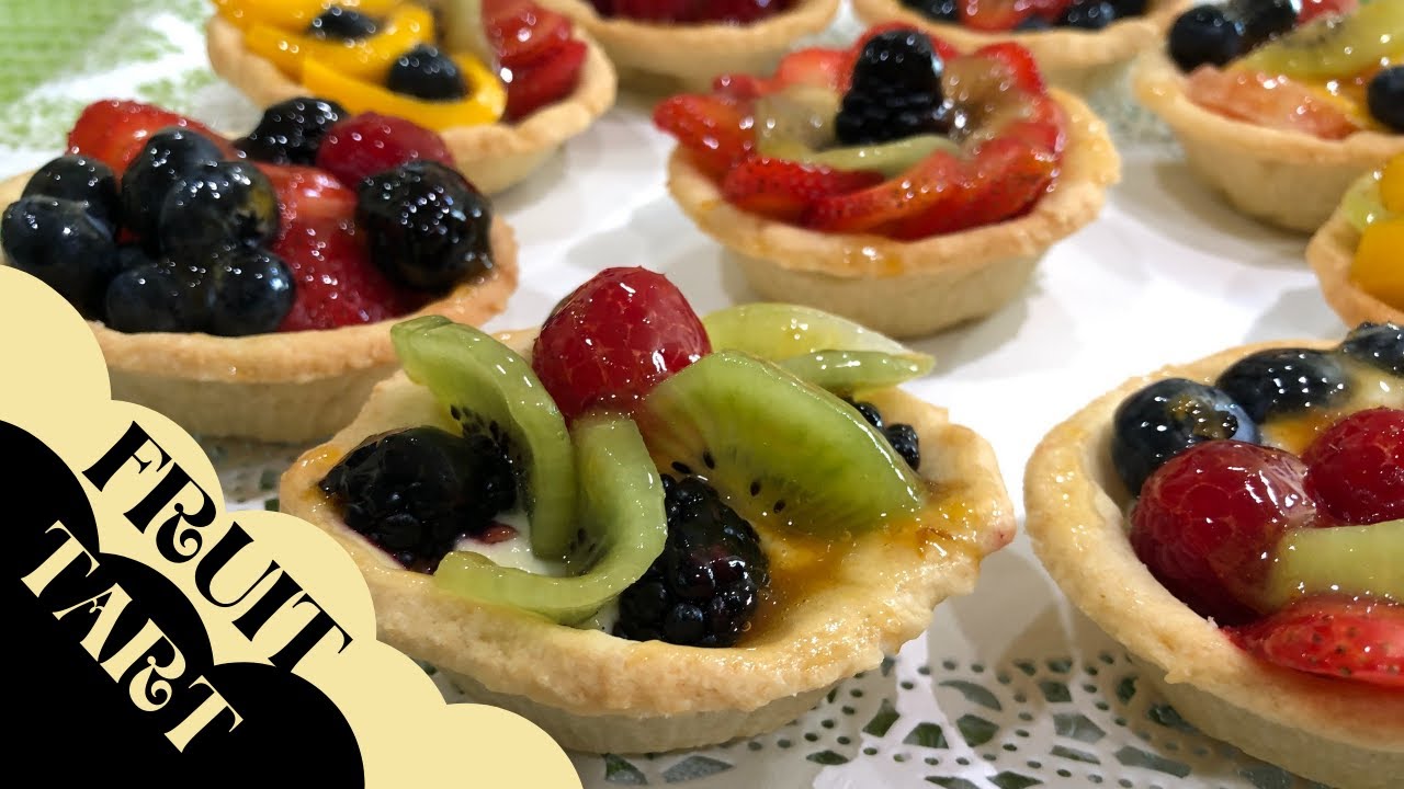 The BEST and the Easiest Mini Fruit Tart Recipe -Recette Simple de Mini ...