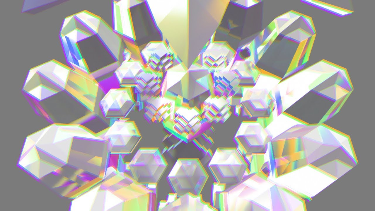 CRYSTAL SPECTRUM : 4K HD Visuals + Playlist - Colorful LIGHT REFRACTION ...