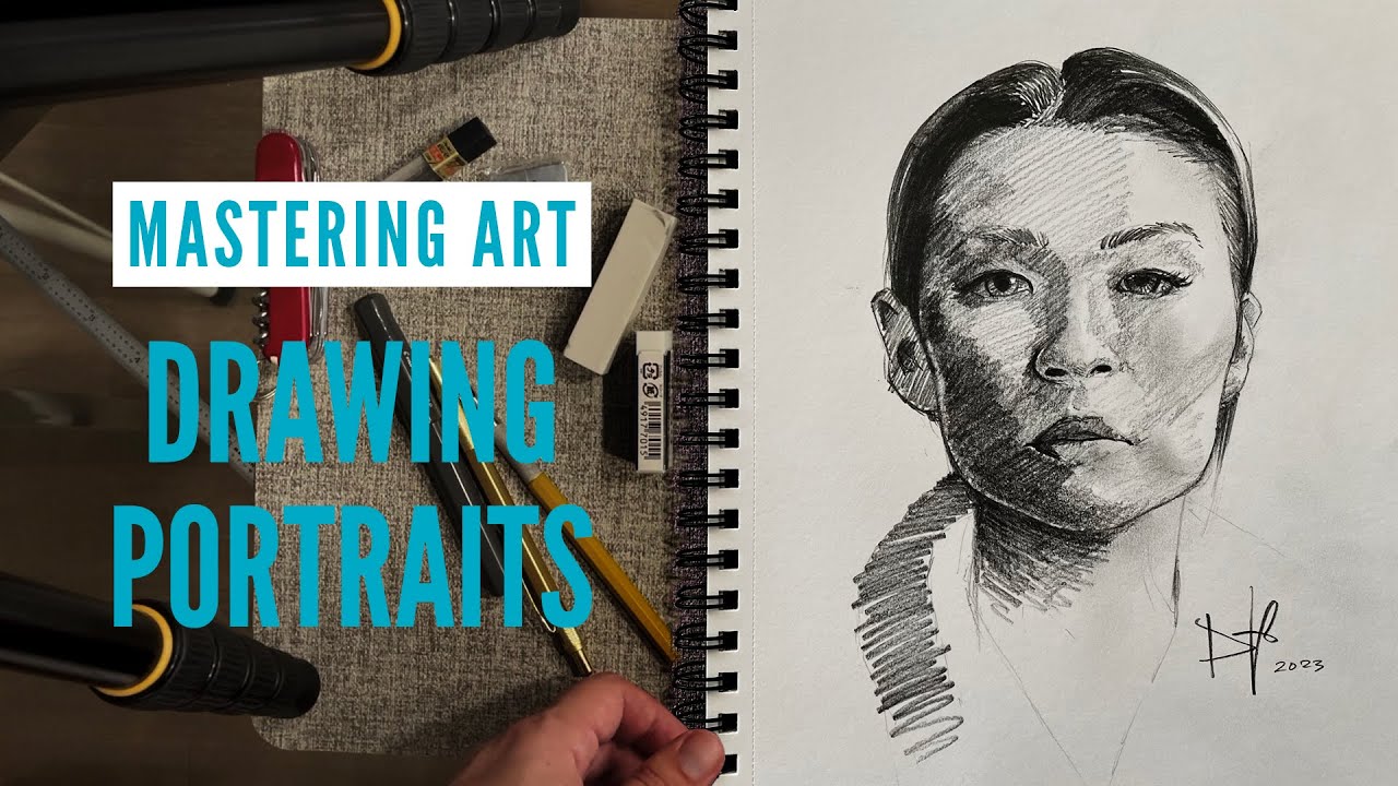 How to Draw a Portrait Realistically | Mastering Art & the Osage - YouTube
