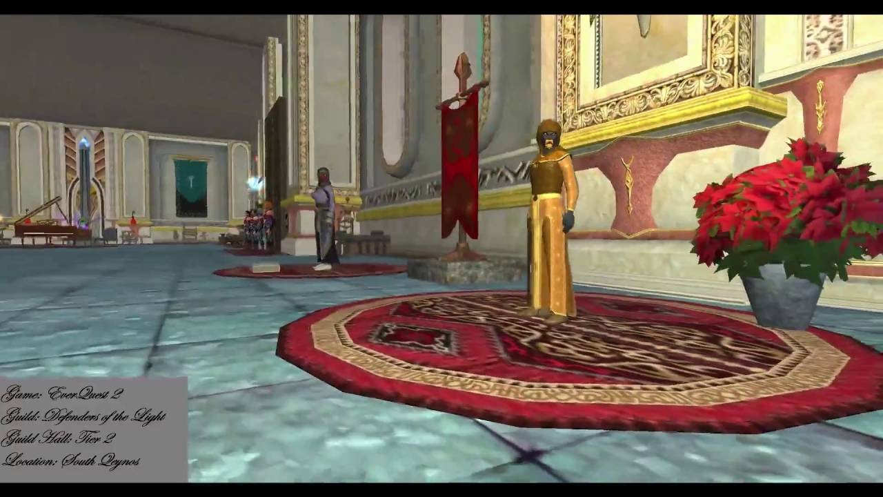 Everquest 2 - Tier 2 Guild Hall Tour - Defenders of the Light - YouTube