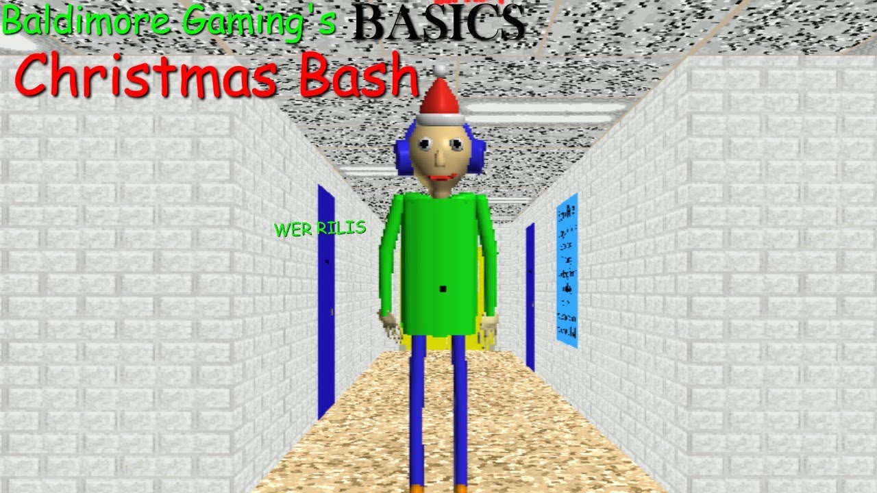 Baldimore's Gaming Christmas Bash | Baldi Basics Mod - YouTube