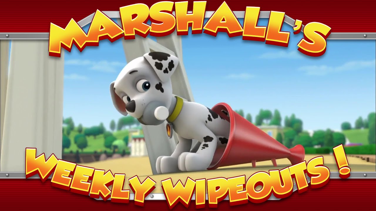Marshall's Weekly Wipeouts! (Season 1 - Pups Save a Walrus) - YouTube