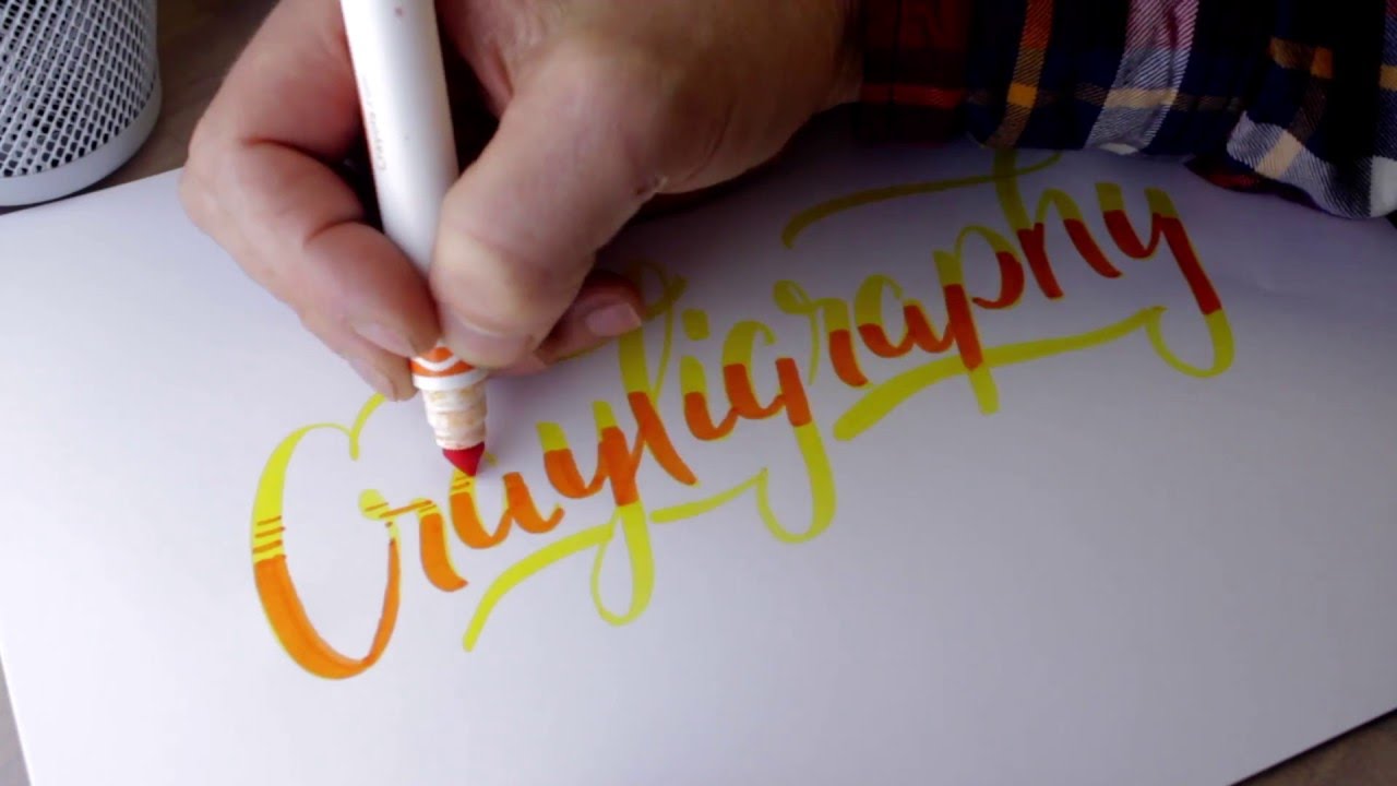 Crayola Calligraphy Workshop Announcement @ Creative South - YouTube