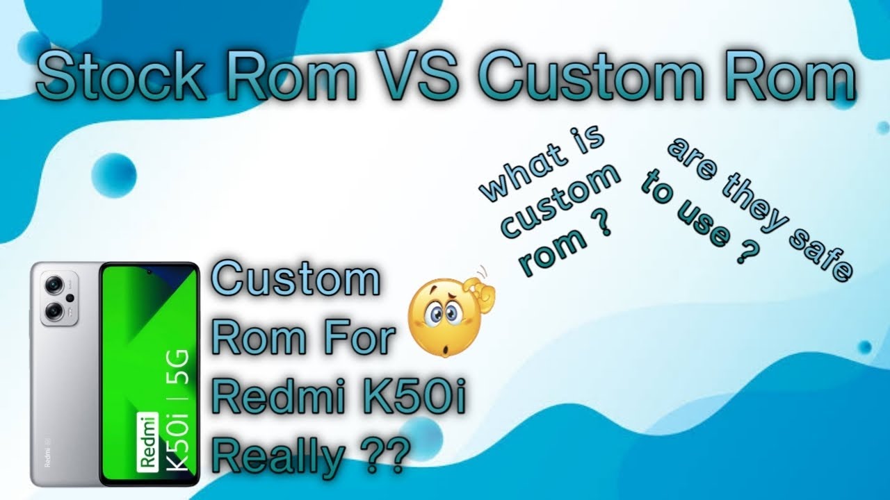 [ Truth ] Custom Rom For Redmi k50i - Costom rom VS Stock Rom - YouTube