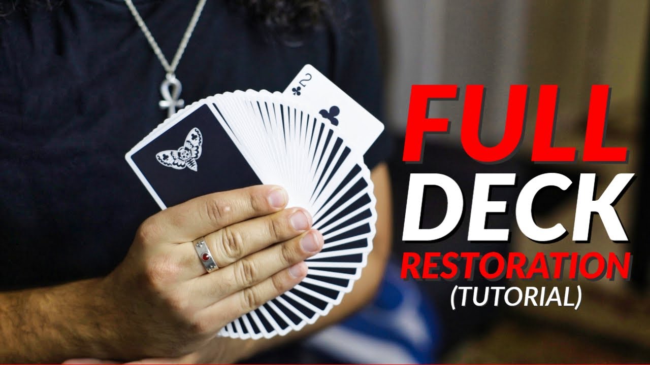 Easy FULL DECK RESTORATION - Card Magic Tutorial - YouTube