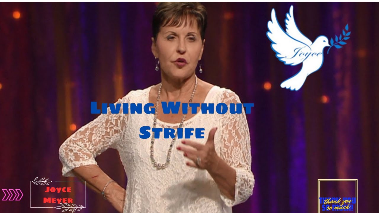 1Living Without Strife - Joyce Meyer - Enjoying Everyday Life Teaching ...