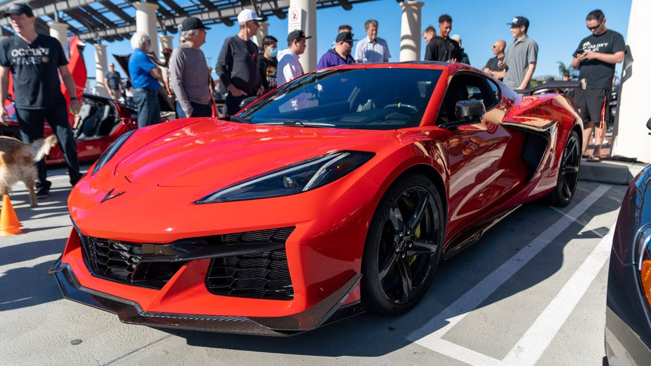 Speed Phenom Corvette Z06 At South OC Cars and Coffee - YouTube
