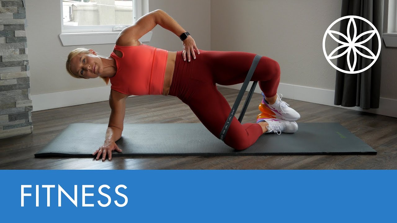 Lower Body Rubber Resistance Workout l Fitness l Gaiam - YouTube