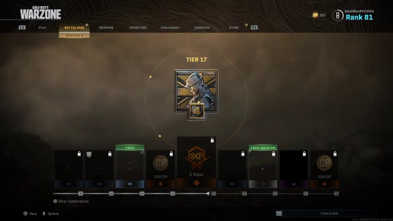 WARZONE SEASON 4 PS4 Gameplay - YouTube