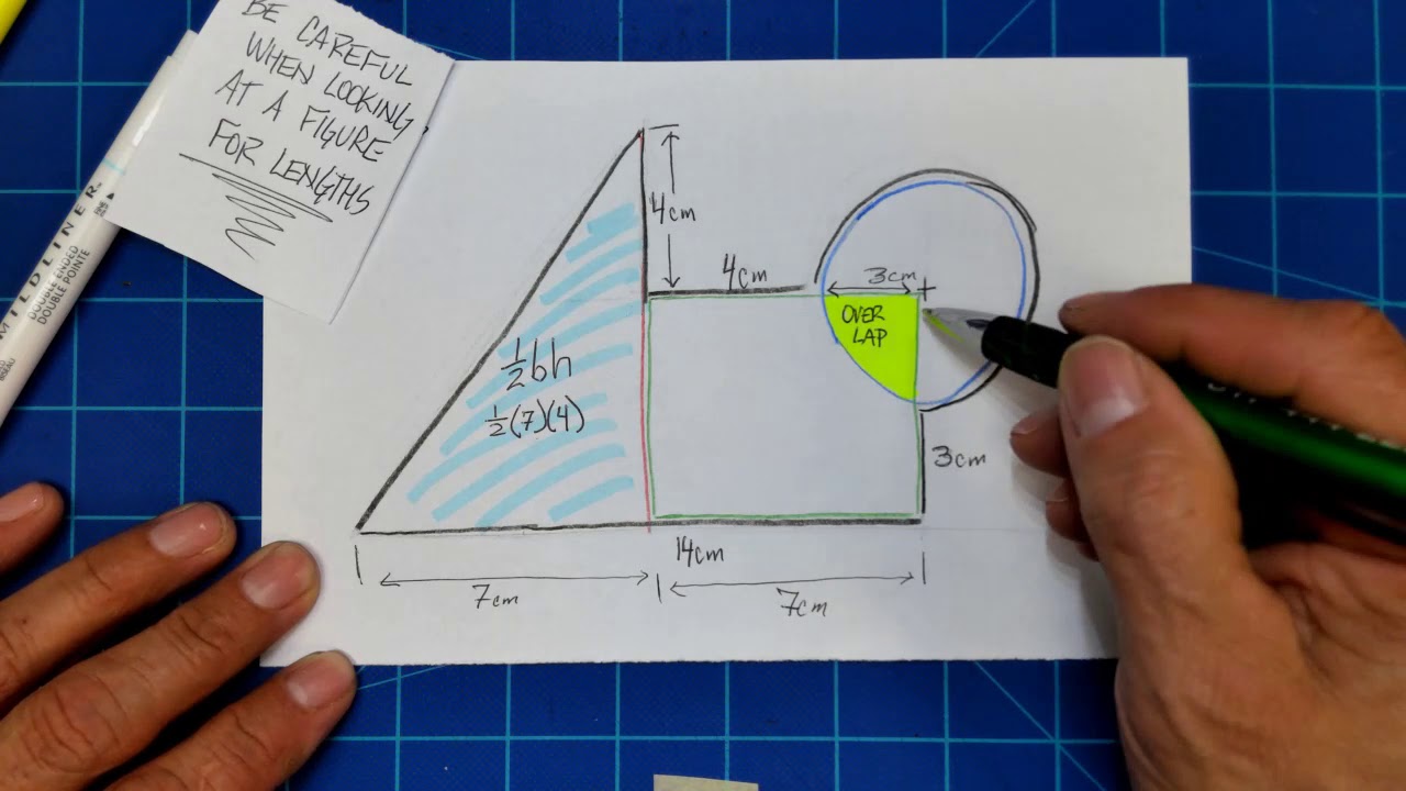 Class Notes - Area of Composite Shapes & Shaded Regions (5 of 6) - YouTube