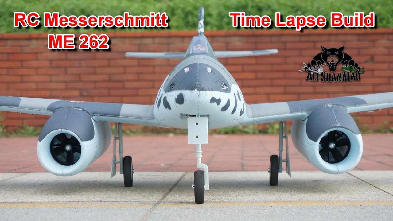 Messerschmitt Me 262 Schwalbe RC Jet Time Lapse Build - YouTube