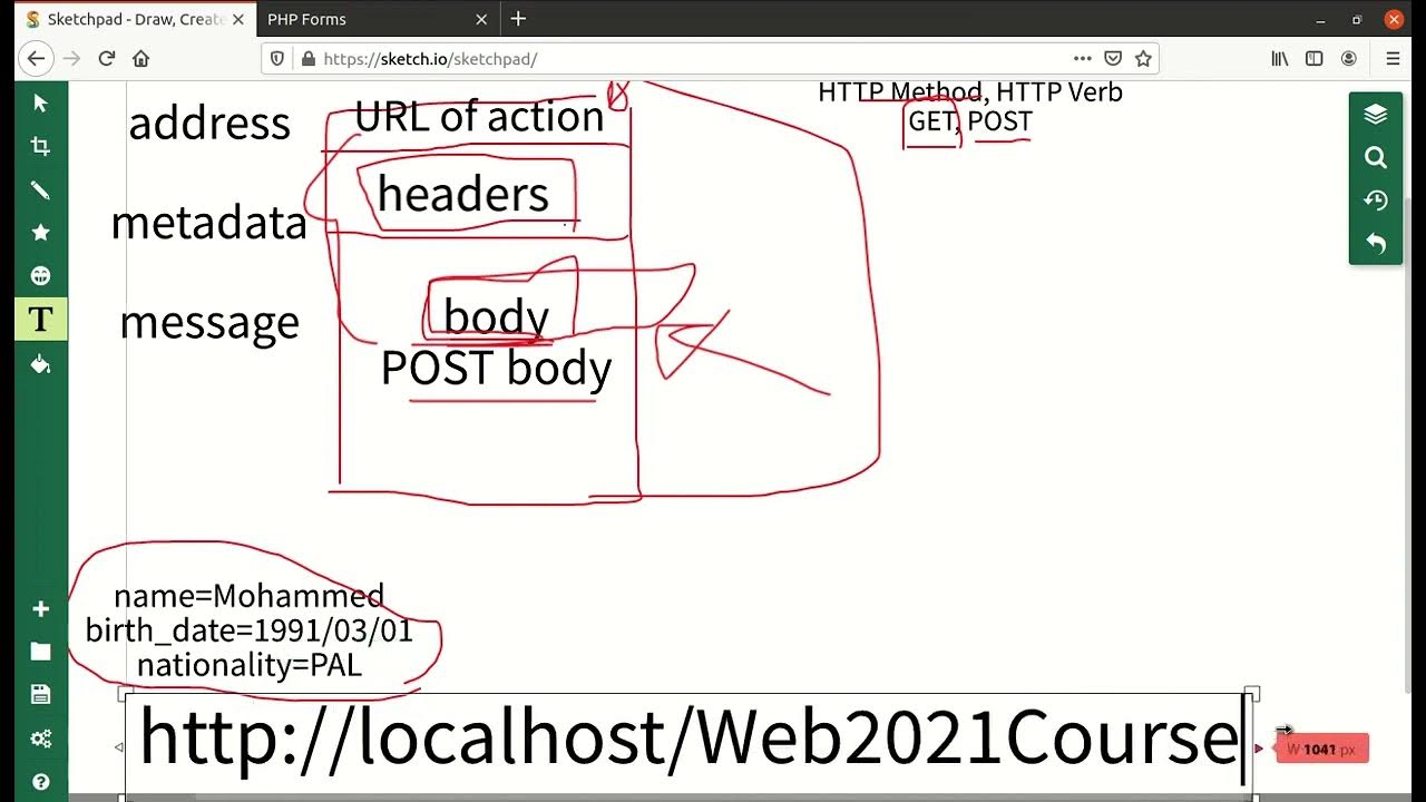 54 PHP Web Development 53 HTTP Request HTTP Method GET 1 - YouTube