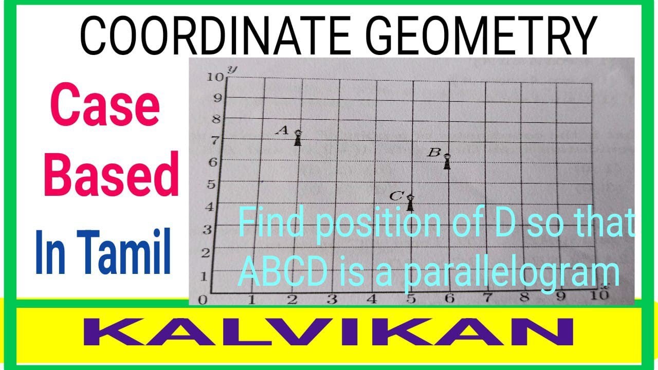 Class 10 Coordinate Geometry In Tamil / Case Based Questions / CBSE ...