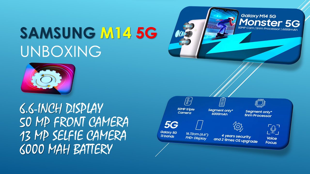 Samsung M14 5g Unboxing - YouTube