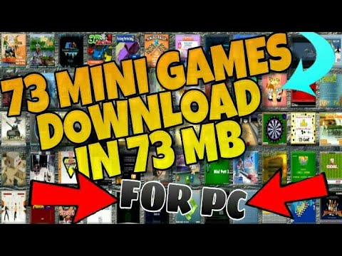 73 MINI GAMES IN 73 MB FOR PC... DOWNLOAD NOW!!