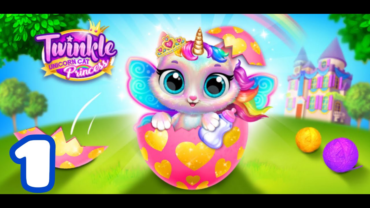 Twinkle - Unicorn Cat Princess! Play new game, gifts 1 - YouTube