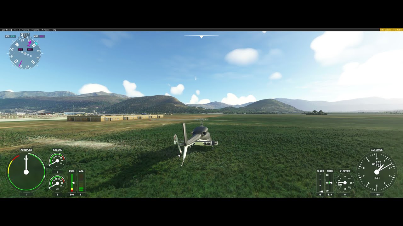 #FS2020 - Airwolf - Testing updated exterior rotor sounds - YouTube