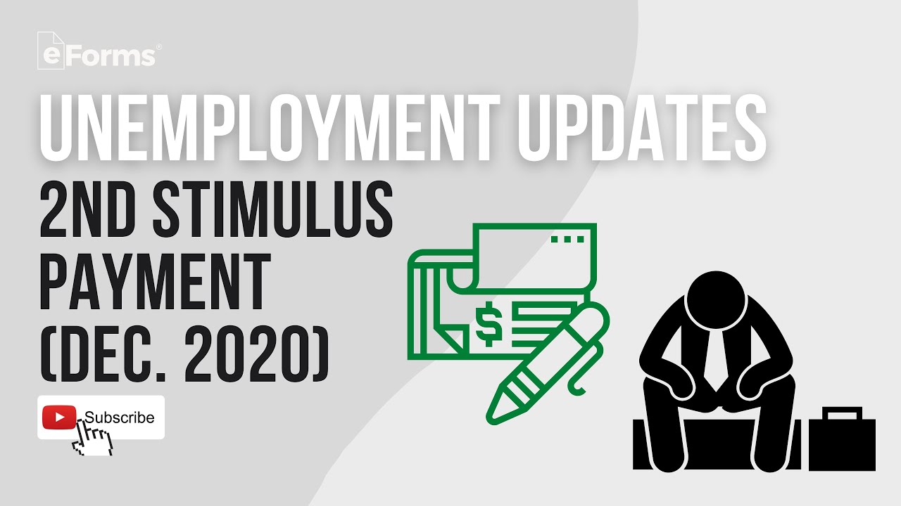 Unemployment Updates, 2nd Stimulus Payment - Dec. 2020 - YouTube