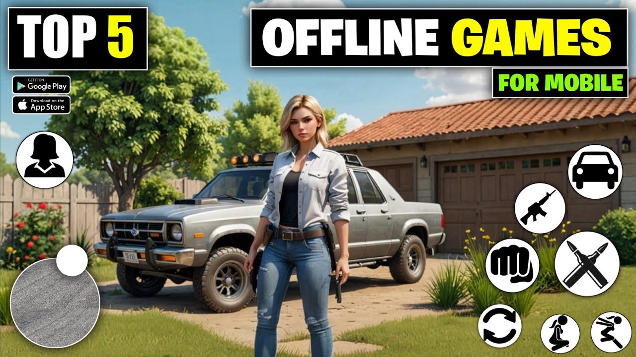 Top 5 Best & New Offline Games For Android | Offline Games 2025 - YouTube