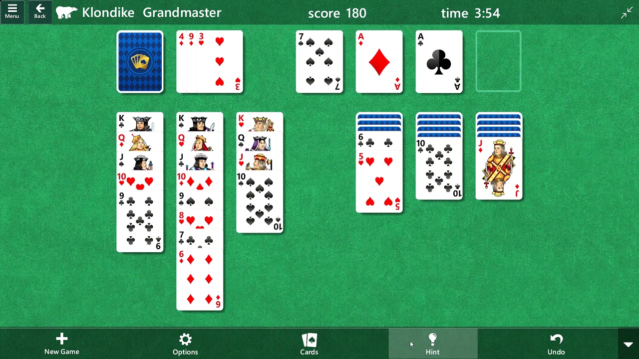 grandmaster solitaire with professor - YouTube