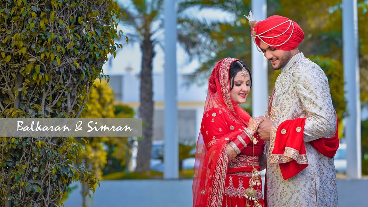 BALKARAN ️ SIMRAN II BEST WEDDING HIGHLIGHTS II WARIS PHOTOGRAPHY JALAL ...