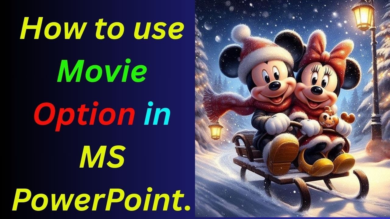 How to use Movie Option in MS PowerPoint. - YouTube