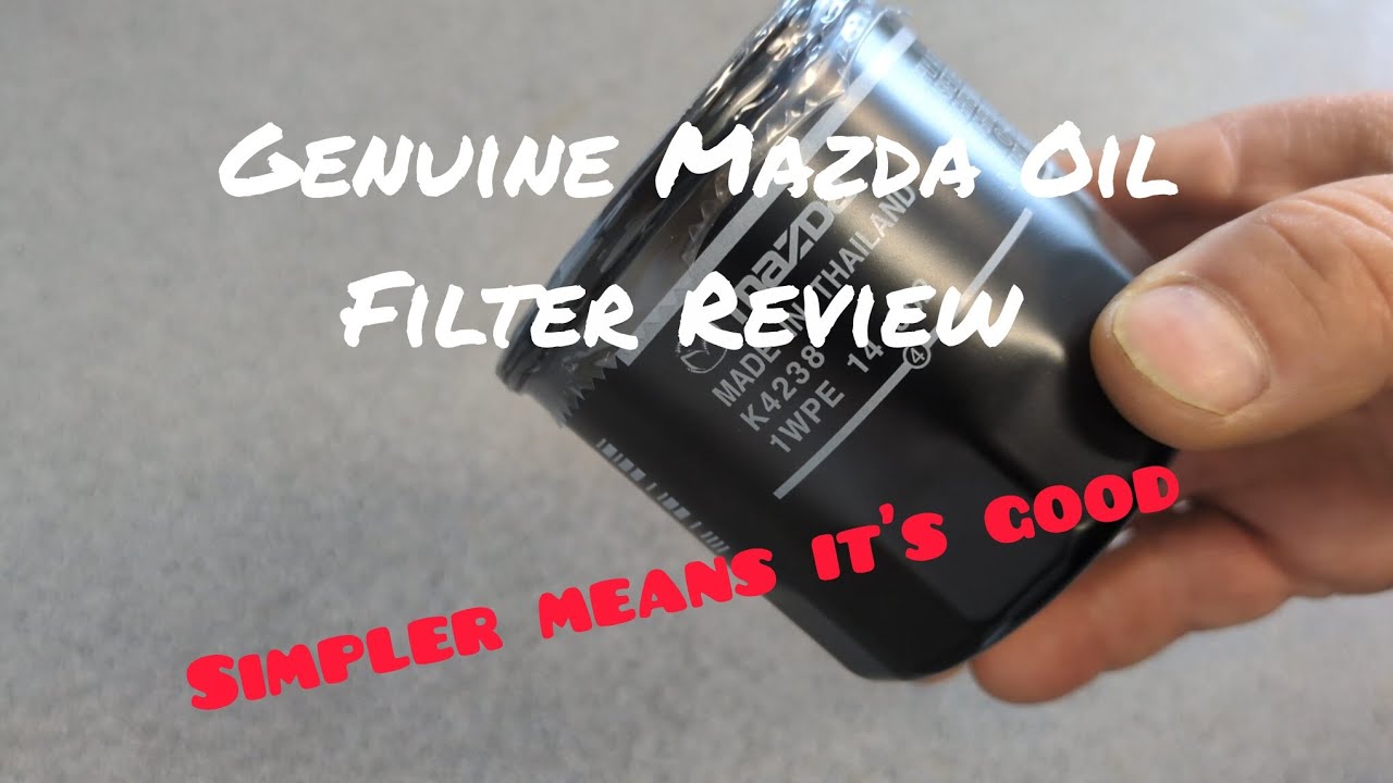 New Genuine Mazda Oil filter Review - YouTube