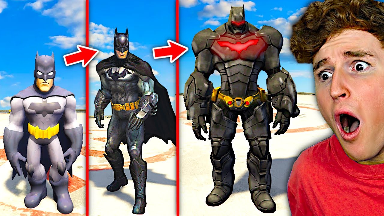 Upgrading BATMAN Into BAT GOD In GTA 5.. (Mods) - YouTube